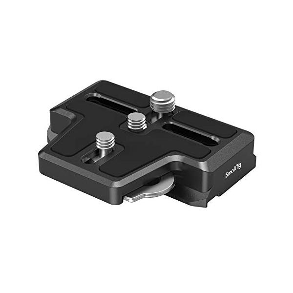 ・ブラック  ・【デザイン目的】アルカスイス互換プレートは、SmallRig製ケージと合わせて使用するカメラをRS 2やRSC 2に装着時の安定性を向上するために設計されています。・【固定方法】アルカスイス互換プレートは、2本のネジ（2本の...