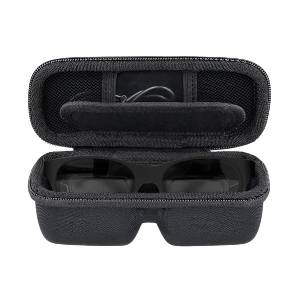 XREAL Air 2 Pro/2 AR に対応・ブラック  KN-20210040・【完璧にフィット】Khanka 収納ケースは、XREAL Air 2 Pro/AR グラス/スマートグラスのために特別に設計されており、XREAL Air...