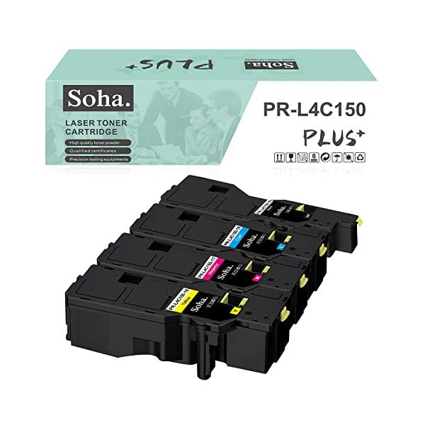 トナーカートリッジブラック/Medium/SCN-PR-L4C150-4pk・1、【製品情報】高コスパでプリンター本体の性能を十分発揮できるよう製造される互換トナーカートリッジです。　※メーカ純正品ではありません。・2、【印刷枚数】 ブラッ...