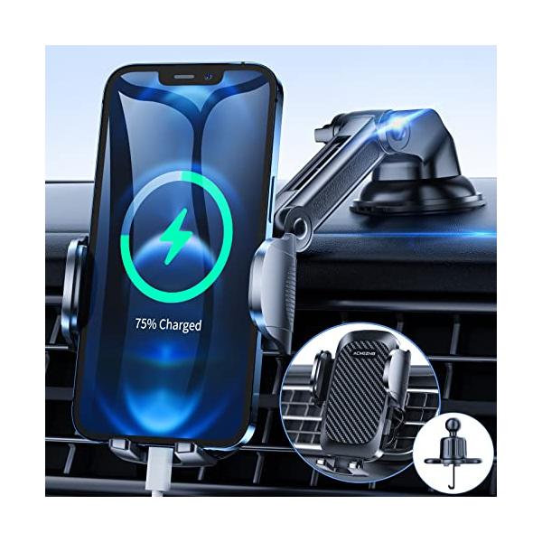 ・2023年フック式  携帯ホルダー 車・・Color:2023年フック式・【2in1スマホホルダー 車・安定感抜群】史上に前例のない組み合わせが新登場！ACMEZINGは何千件のアンケート調査、TOP100製品の問題を解析により、日本の運...