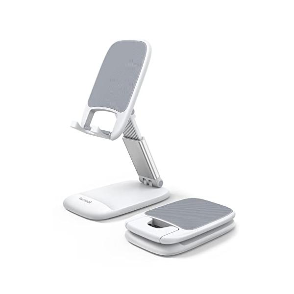 伸縮折りたたみ・ホワイト  DP13-JP-W・・Color:ホワイト・【対応機種】ご注意??本品は1個セットです。約4-8インチ機種に対応可能。iPhone 15 14 plus pro promax 13 mini iPhone 12 ...