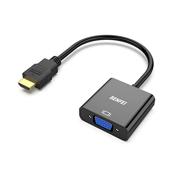 ・ブラック 1個 000155black・・Size:1個Color:ブラック・【機能性】本製品はHDMIからVGAへの変換アダプターです。これを使うだけで、簡単にパソコンに保存してある映像をそのままVGA対応の大画面のテレビに映し出せます...