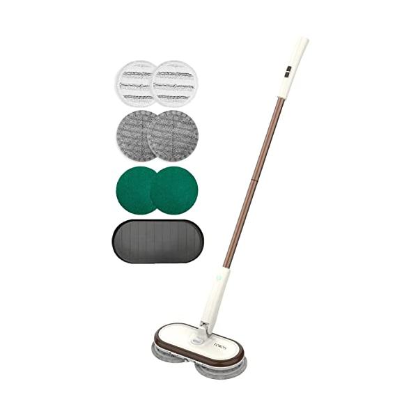 ブラウン/Medium/G51B2・【GOBOTコードレス電動モップ】より速く、より強力な洗浄能力を備えており、回転速度は最大200回転に達することができて、前向けの自走力により、力を入れず、掃除効率を向上して、楽々になれますので、 家事に...