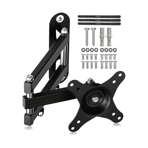 ブラック/15~32インチ/MA2770・Color:ブラックSize:15~32インチ・パッケージ個数:1・【対応機種】15〜32インチモニターやテレビに対応するアーム式壁掛け金具です。耐荷重13kgで 、VESA規格75*75mm〜10...