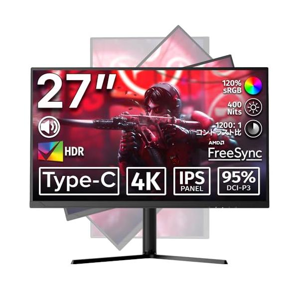 4K・TYPE-C搭載ブラック/-/HG-4K27C・Style:4K・TYPE-C搭載・パッケージ個数:1・【ご注意】※付属品は更新されたことがあり、現在は2ピン電源アダプターが入っている仕様になっています。買い足しや追加発送などのご連絡...