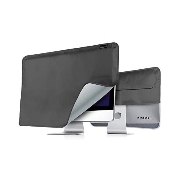 ・グレー 【L】23-27インチモニター対応 ・・Size:【L】23-27インチモニター対応・対応サイズ：23-27インチモニター対応。ディスプレイスクリンをほこり、湿気、指紋、汚れ、油、傷、および日々の摩耗から保護します。・シンプルでき...