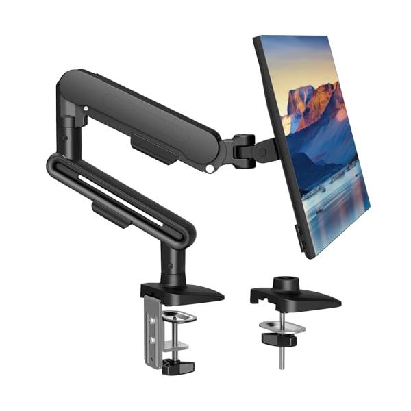 ブラック/-/HNDMA92B-SS-JP・【高耐荷重＆大型モニター対応】最大12kgまで耐えられ、13インチから40インチまで幅広いモニターに対応します。また、HUANUOモニターアームはアップグレードされたVESAヘッドを採用することに...