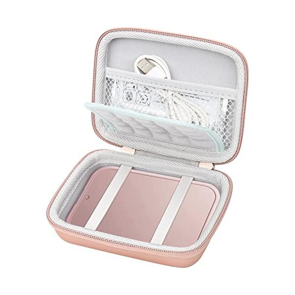 Modern・ピンク  CCDD0909・・Color:ピンク・co2CREA ハードトラベルケース 互換品 inspic pv-123/inspic pv-223。 ハードEVAシェルは、耐衝撃性、防塵性、防水性を備えており、インスピック...