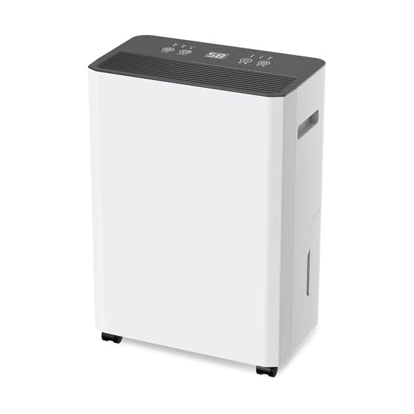 ホワイト/12L/日/PD12R-03CE・Size:12L/日・【梅雨・夏に強いコンプレッサー方式】最大約12L/日のパワフルな除湿量を発揮し、湿気でジメジメとした季節に1台あると重宝する「コンプレッサー式除湿機」。 ヒーターを使用せず、...