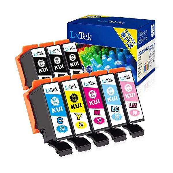 EP-880AR EP-880AN EP-879AW EP-879AB EP-879AR 互換インク・KUI-6CL 増量ブラック クマノミ シアン マゼンタ イエロー ライトシアン ライトマゼンタ KUI-6CL 6色 大容量 EP-88...