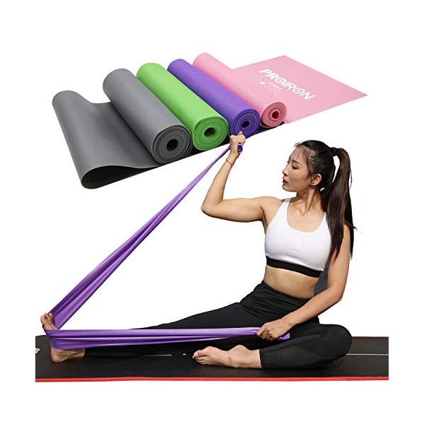 レジスタンスバンド・パープル 2M ・・Size:2MColor:パープル・【ラテックスを含まず、肌にアレルギーしない】私たちのトレーニングバンドラテックスアレルギーがある方を配慮するために、市販のゴムではなく、TPE素材を採用します。（市...