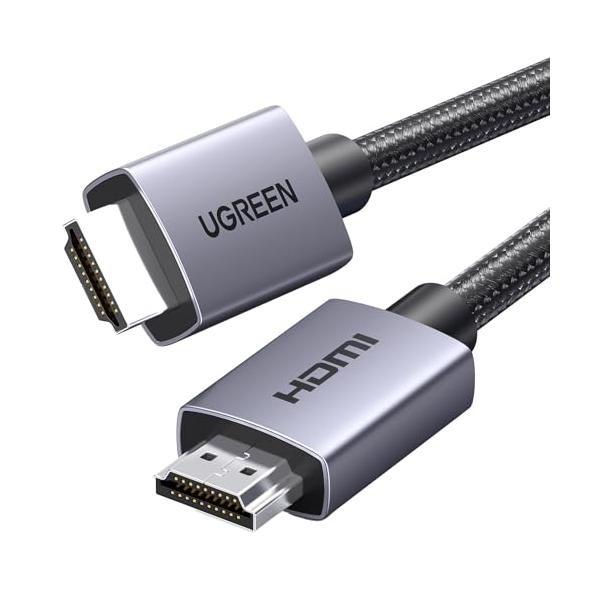 ・スペースグレー 1M 25297・・Size:1M・【改良版HDMIケーブル】UGREEN HDMIケーブルは、プロが推奨する高品質な映像美や音声、通信スピードを実現するため、プレミアムアルミ合金と頑丈なナイロン編みの外観で、豊富な経験と...