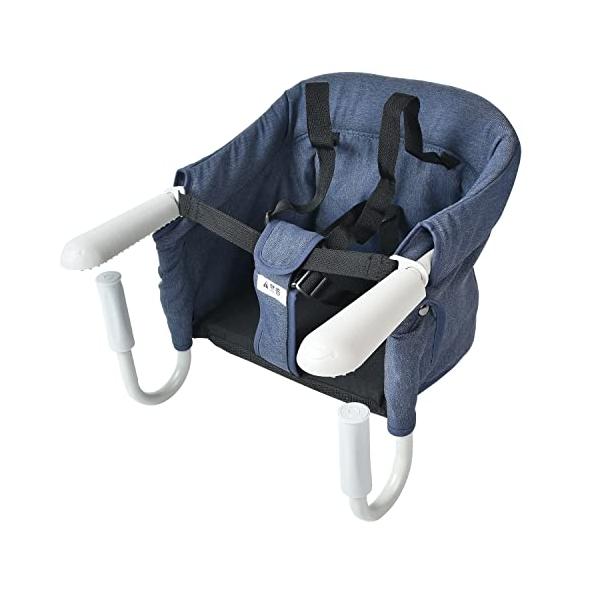 ・ネイビー  ・・Color:ネイビー・【ベビーテーブルチェア│様々なシーンで活用！】KIMONOベビーテーブルチェアは折りたたみ式で、生後6ヶ月の赤ちゃんでもご両親と同じテーブルに座ることができますので、ご両親が赤ちゃんの様子を見守りつつ...