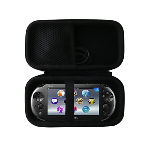 WERJIA 収納ケース互換のSony PlayStation Vita Wi-Fi (PCH-2000) 対応ケース・材質：耐久性のある高級ハードEVA素材、優れた肌触り、中身の柔らかい保護・用途：保管保護、汚れ、衝撃、磨耗を防ぐことがで...