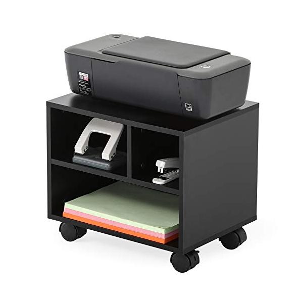 ・ブラック 幅40x奥行30x高さ35cm ・・Color:ブラックSize:幅40x奥行30x高さ35cm・プリンターを近くに設置し収納することで、探す手間がなく、すぐに使用することができます。・用紙やインクなどさまざまな物の収納に適して...