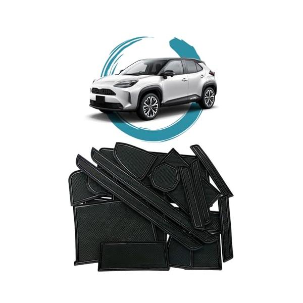 ブラック/トヨタ ヤリスクロス 2024.1以後専用/-・Size:トヨタ ヤリスクロス 2024.1以後専用Color:ブラック・「適合車種」 ：ヤリスクロス アクセサリー2024年1月改良型・「材質 」：高品質シリコンラバー、水洗いOK...