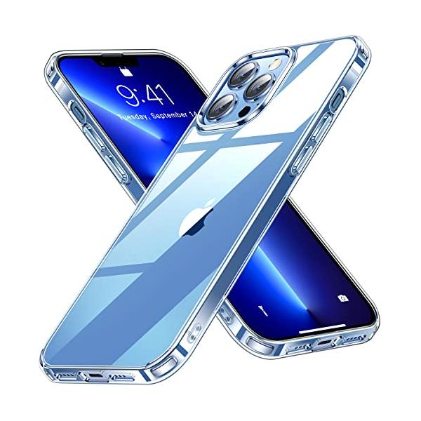 ・クリア iPhone13Pro 用 ・・Size:iPhone13Pro 用Color:クリア・【最新改良 ・黄変防止】よりお客様の満足度を高まる為、2022年7月20日に製品を全面改良しました最新改良版は独自な水晶粒子をケースの芯まで浸...