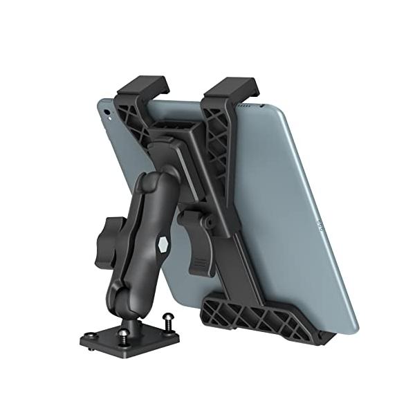 ・A-Black  ・・Color:A-Black・【2023改良版 穴あけ式 ipad車載ホルダー】一般的な吸盤式車載ホルダーは、「粘着性が弱い、脱落しやすい」という欠点があります。そのため、ダッシュボードにしっかりと固定できるだけでなく...