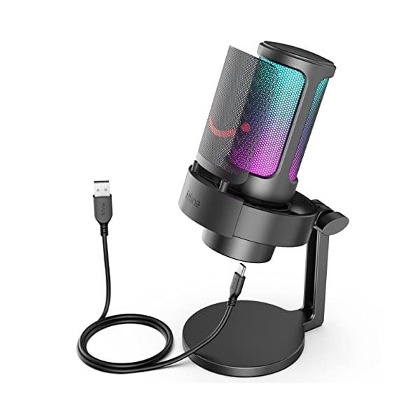 ・ブラック  FIFINE AmpliGame-A8・・Color:ブラック・【多彩なRGBライティング】FIFINE AmpliGameのRGBライティングはゲーミングに没入感と独特なパーソナリティを様々なコンビネーションで実現できます。...