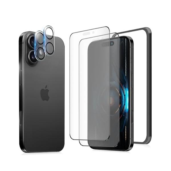 アンチグレアアンチグレア/iPhone 17 用/-・Style:アンチグレアSize:iPhone 17 用・【対応機種】 iPhone17（6.3インチ）専用。 【パッケージ内容】 iPhone 17 用の ガラスフィルム（黒縁あり）×...