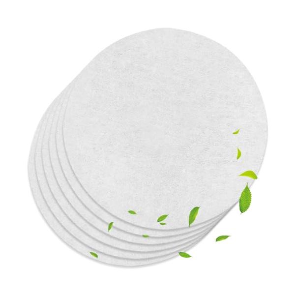 ・白い 直径 81.2mm 厚み 11mm ・【商品仕様】換気口フィルター　丸型　キョーワナスタ(NASTA) KS-FKS8841 / KS-8841 / V20R / V16R / KS-88PR001F　用　互換品　非純正　6枚入．　...