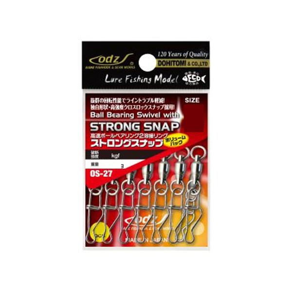 抜群の回転性能でライントラブル軽減！ 独自形状・高強度クロスロックスナップ採用！ 溶接リング仕様でラインを傷つけにくく、リーダーとしっかりした結束が可能。 ラインの撚れを解消する回転性能に優れたボールベアリングスイベル。 ルアーアイとの接点...