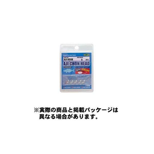 状況によってバイトの深さに極端な差が出るのがアジ。そんなシビアな一面を持つ人気ターゲットに照準を絞り、開発されたのが「アジチョンヘッド」。その名が示す通り、ソフトルアーのセット方法は“チョン掛け”。セッティングが素早く、さらにセットしたソフ...