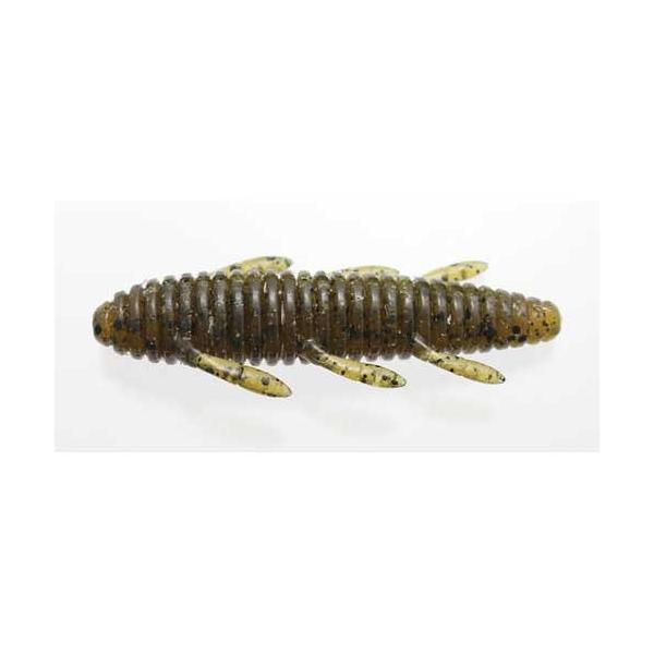 細かく動く脚を三対付けたイモ虫ワーム系ボディ！シンプルかつ、爆発力のあるのワームです。高比重マテリアル、流線型ボディにより驚異的飛距離が得られます。ボディの細い方からオフセットフックをセットして下さい。ノーシンカーでは脚をピリピリ動かしなが...