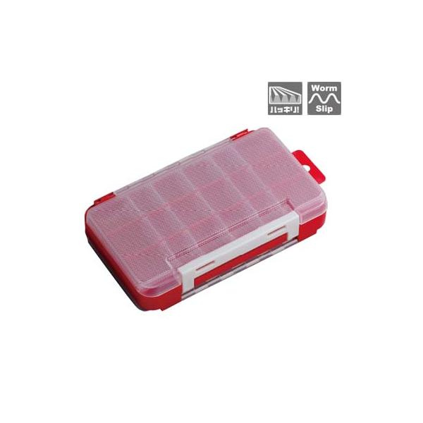 ランガンアングラーにはたまらない、コンパクト＆圧倒的収納力。 仕切りフォームの蓋内側に「ワームスリップ加工」を施しているので、ワームが蓋にくっつかなくなります。仕切りとスリットフォームのコンビタイプ“W-1”は最もランガンに適したケースと言...