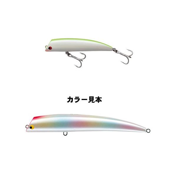これまでの経験と知恵を込め、純海水域では低浮力のフローティング、純淡水では沈み気味のサスペンドという設定に。この性質は汽水域センサーとして、きっとお役に立ちます。このために新サイズの強化スプリットリングを別注し、5番フックを装備。サイズダウ...