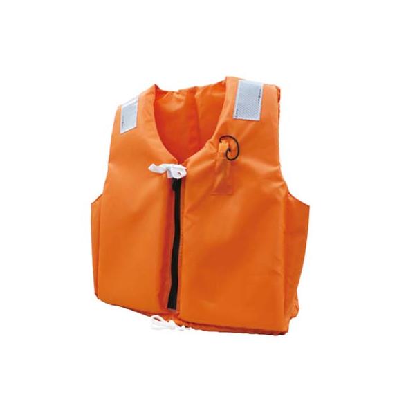 スタンダードな形状の小型船舶用救命胴衣です。様々な状況での使用に適しています。 船舶搭載の法定備品として。船舶での常時着用として。船舶乗務員・船員の安全対策として。また港湾や岸壁での作業時にもおすすめ。 フロントファスナーのチョッキタイプで...