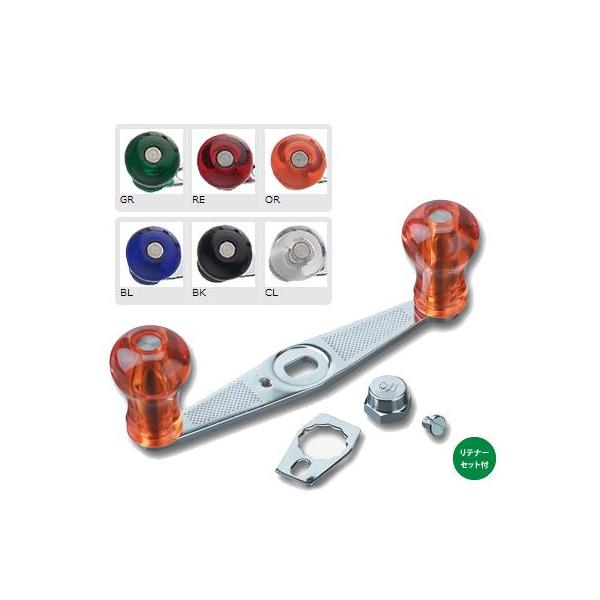 ABU社純正の8cmのI型（ストレート）タイプのレプリカモデルにカラーノブを装着。チェッカーリングも忠実に再現。 ■サイズ：80mm ■適合メーカー：ABU※ご注文確定後の返品・交換不可のためご注意ください。※発送目安：ご注文確定より最大で...