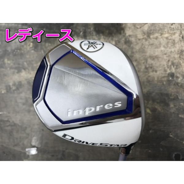 ■種別：レディースフェアウェイウッド　■メーカー：ヤマハ■モデル：インプレスDRIVESTAR　■シャフト：VANQUISH for inpres LM423f■フレックス：L　■ロフト：20■本数：1　■番手：5W■長さ：41.5　■クラ...