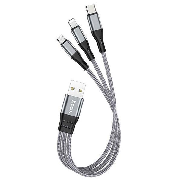 [バーコード] 4520008258099[型番] X47-3IN1S-MGUSB A microUSB USB Type-C Lightning メタルグレーラッピング可アップル製品・Mac・iPhone・iPad専門店のキットカットアネ...