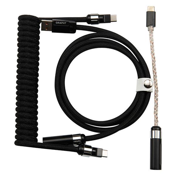 [バーコード] 4571585657973[型番] GRT052-BLK-ONEブラック USB Type-C 光る USB A ゲーミングラッピング可アップル製品・Mac・iPhone・iPad専門店のキットカットアネックス