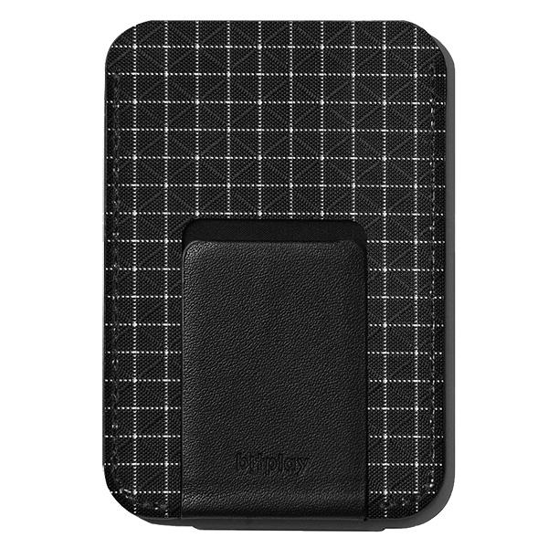 [バーコード] 4712010460779[型番] MF-USWS-GD-V1-01MagSafe規格で吸着 MagSafe規格に対応した、iPhoneシリーズ カードホルダー スタンド機能 グリッド PUレザー ポリエステル 磁石付きラッ...