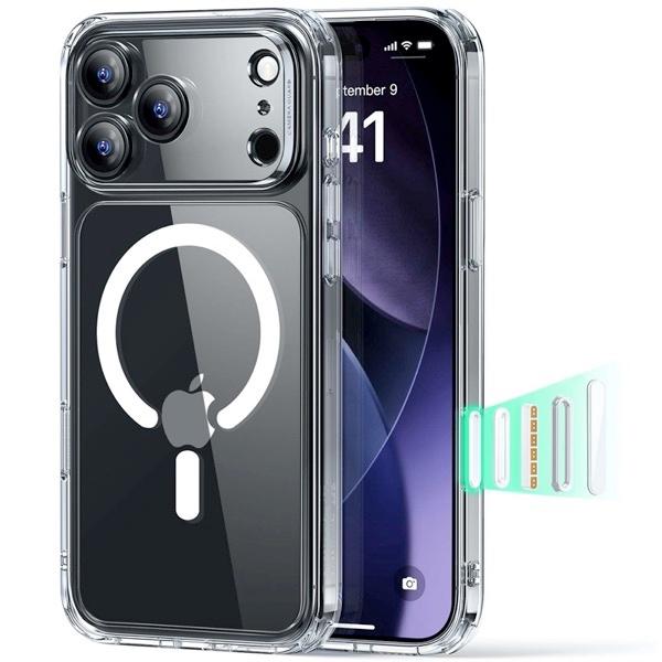 [バーコード] 4894240283028[型番] ESR736アイフォーン アイフォン  アイホーン アイホン iPhone iPhone 17 Pro (2025年 3眼 6.3インチ) 背面ケース ポリカーボネート TPU MagSa...