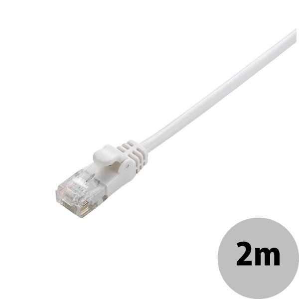 [バーコード] 4953103203136[型番] LD-GPY/WH2イーサネット CAT6 ギガビット 高耐久 ホワイト 2.0mラッピング可アップル製品・Mac・iPhone・iPad専門店のキットカットポイント消化 ELECOM