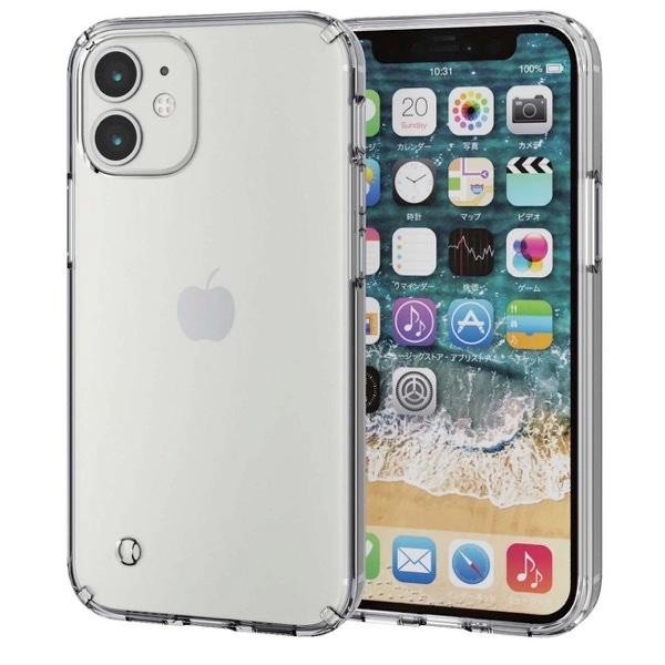 [バーコード] 4549550182300[型番] PM-A20AHVCCRクリア 背面ケース TPU ポリカーボネート製 ストラップホール iPhone 12 mini (2020年秋 5.4インチ) iPhone12mini iPhon...