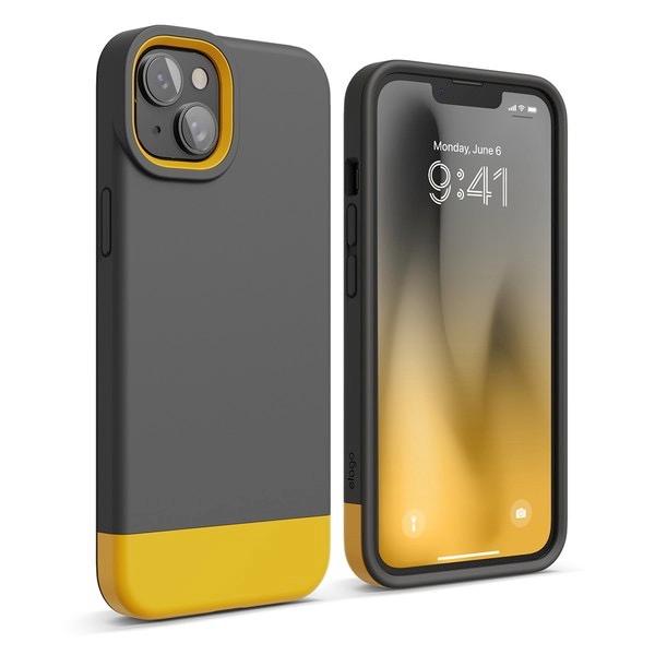 [バーコード] 8809863854476[型番] EL_INBCSPTGE_DYイエロー 背面ケース TPU ポリカーボネート Grey/Yellow アイフォーン アイフォン  アイホーン アイホン iPhone iPhone 14 P...