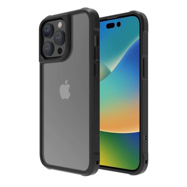 [バーコード] 4712631763372[型番] ATLAIP2022-61PBK背面ケース 抗菌 タフケース TPU ガラス ブラック アイフォーン アイフォン  アイホーン アイホン iPhone iPhone 14 Pro (202...