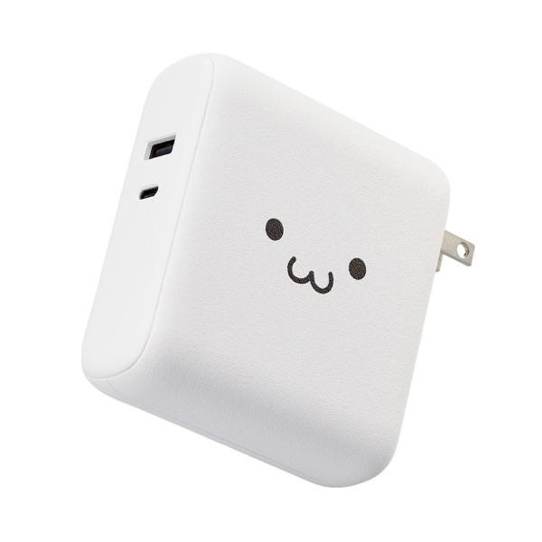 [バーコード] 4549550267540[型番] DE-AC07-10000WF10000mAh USB Type-C 2.4A PD対応 USB Power Delivery (USB PD) USB A 急速充電 ホワイトフェイスラッ...