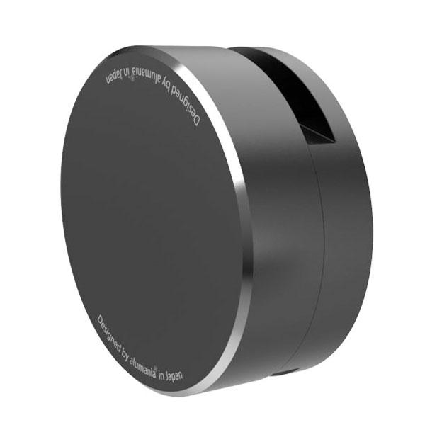 [バーコード] 4562332427680[型番] 1909-CW01-BKケーブルワインダー ブラック アルミニウムラッピング可アップル製品・Mac・iPhone・iPad専門店のキットカット almania