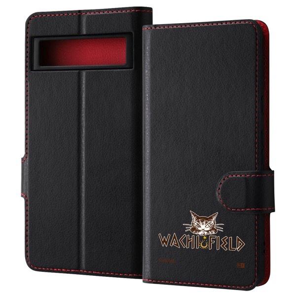 [バーコード] 4570128246513[型番] IJ-IGP7AELC1BR/DY3TPU ポリカーボネート ストラップホール 合成皮革 カードホルダー スタンド機能 手帳型 ねこ 磁石付き ダヤン WACHIFIELDロゴ ブラック ...