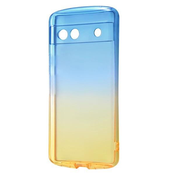 [バーコード] 4580548408729[型番] IN-GP7ATC12/AYMTPU ポリカーボネート ストラップホール タフケース 背面ケース ブルー イエロー Google Pixel 7aラッピング可アップル製品・Mac・iPho...