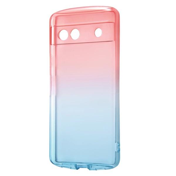 [バーコード] 4580548408712[型番] IN-GP7ATC12/RAMTPU ポリカーボネート ストラップホール タフケース 背面ケース レッド ブルー Google Pixel 7aラッピング可アップル製品・Mac・iPhon...