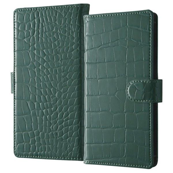 [バーコード] 4570112527437[型番] DT-GP7ACSQ1/GRTPU ポリカーボネート ストラップホール 合成皮革 スタンド機能 カードホルダー 手帳型 グリーン 磁石付き Google Pixel 7aラッピング可アップ...