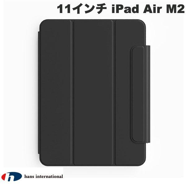 [バーコード] 4571475223486[型番] HIPA2403BK手帳型 TPU アクリル スタンド機能 スリープ連動 ブラック クリア ペンホルダー 11インチ iPad Air M3 (2025) 11インチ iPad Air M...