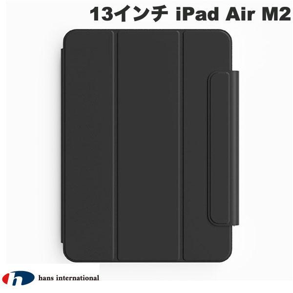 [バーコード] 4571475223493[型番] HIPA2404BK手帳型 TPU アクリル スタンド機能 スリープ連動 ブラック クリア ペンホルダー 13インチ iPad Air M3 (2025) 13インチ iPad Air M...