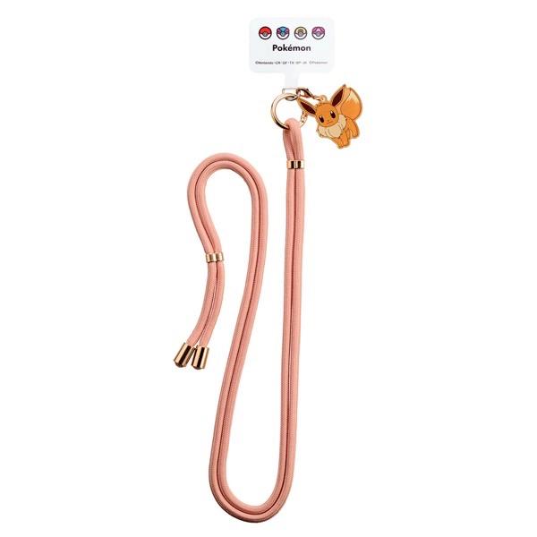 [バーコード] 4982416753311[型番] iSB-PM28ストラップホール ポケットモンスター TPU アクリル ポリエステル ストラップ ショルダーストラップ アウトドア ゴールド イーブイラッピング可アップル製品・Mac・iP...